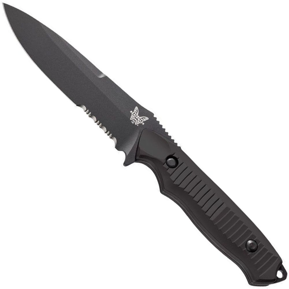 Benchmade 140BK Nimravus Drop-Point Fixed Blade Knife | Mrknife