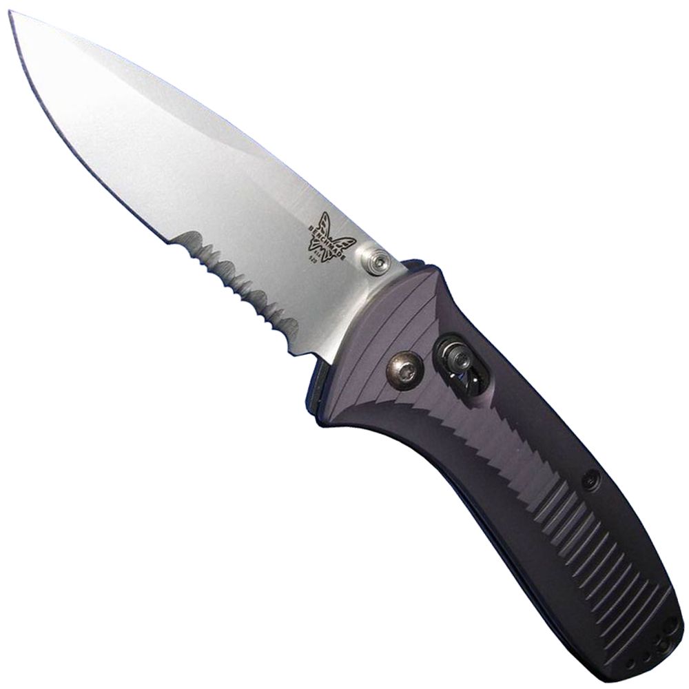 Benchmade 520 Presidio Aluminum Handle Folding Blade Knife | Mrknife
