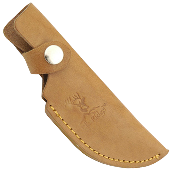Elk Ridge 129 Stainless Steel Guthook Blade Fixed Knife w/ Sheath | Mrknife