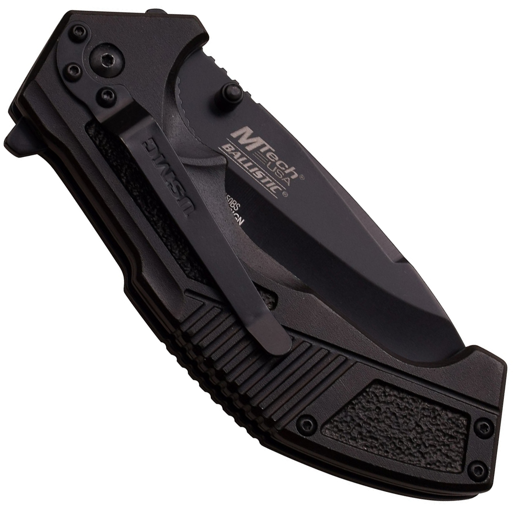 MTech USA Marines Orange Pivot Ring Folding Knife | Mrknife