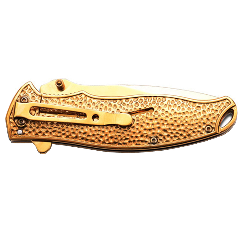 Masters Collection A019 Titanium Coated Folding Knife | Mrknife.com