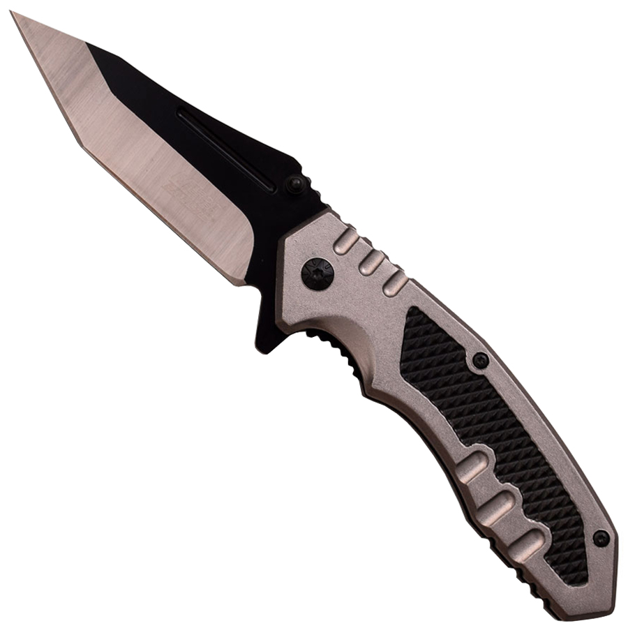 MTech USA A929 Stainless Steel Tanto Blade Folding Knife | Mrknife