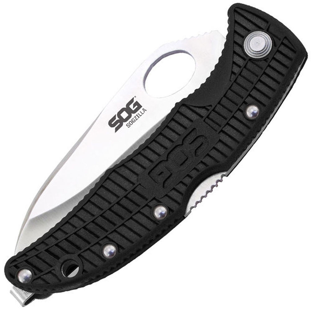 SOGzilla 8Cr13MoV Steel Clip-Point Blade Folding Knife | Mrknife