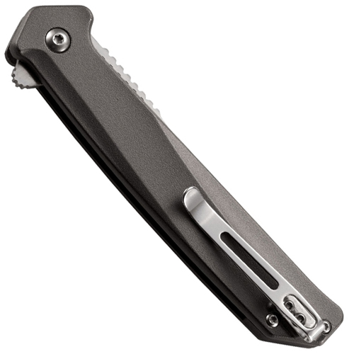 CRKT Helical 0.128 Inch Thick Plain Blade Folding Knife | Mrknife