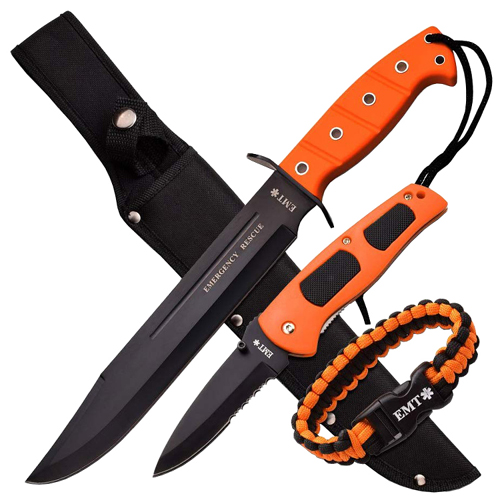 Master USA 1143EM Fixed Blade Knife 2 Pcs Set | Mrknife