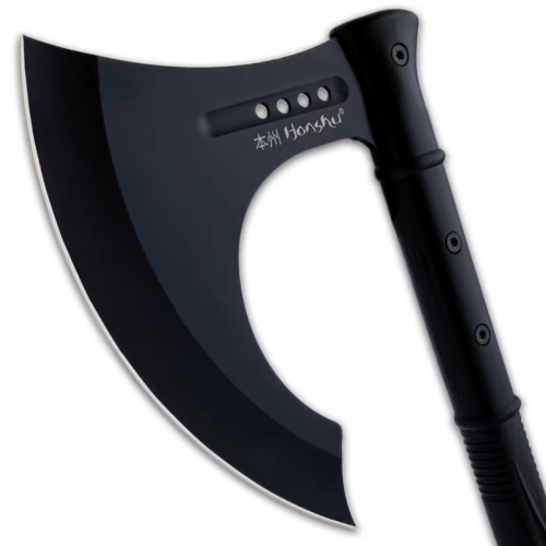 Explore Honshu Midnight Forge Karito Battle Axe And Sheath | Mrknife.com